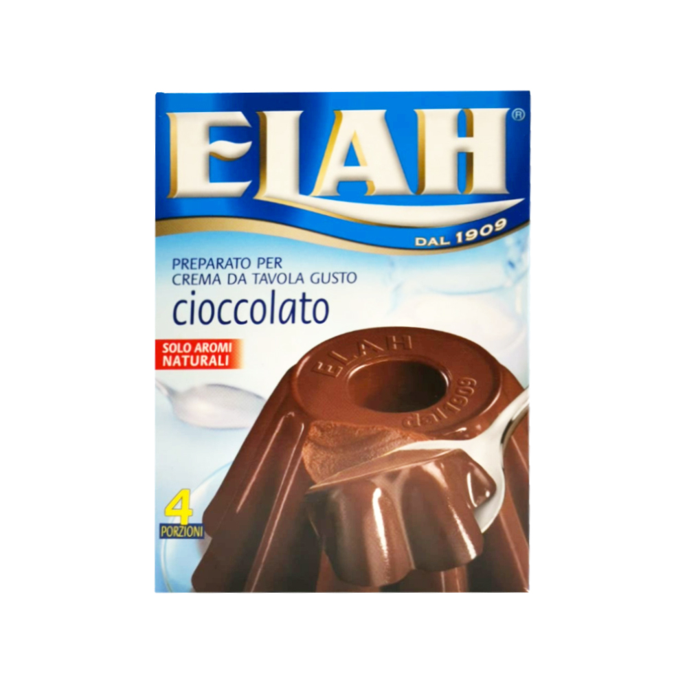 Elah Budino al cioccolato, confezione da 4 porzioni 70 g